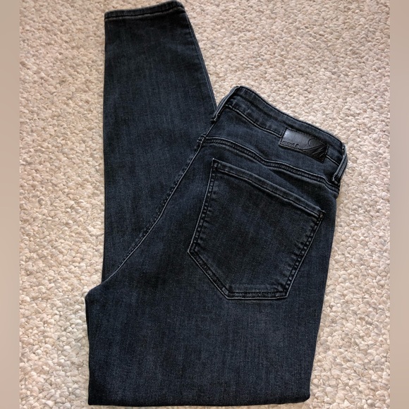 Mavi | Jeans | Mavi Tess High Rise Button Fly Skinny Jeans Faded Black ...